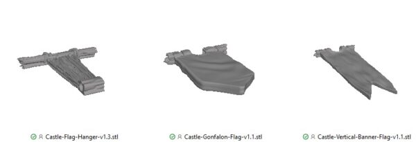 Castle Flags - Printable Scenery