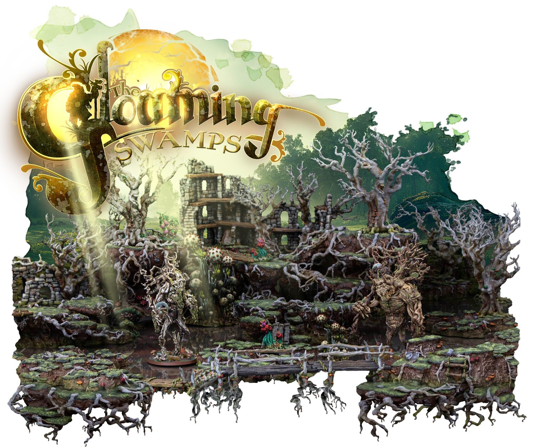 The Gloaming Swamps and Wilderness Campaign - Printable Scenery